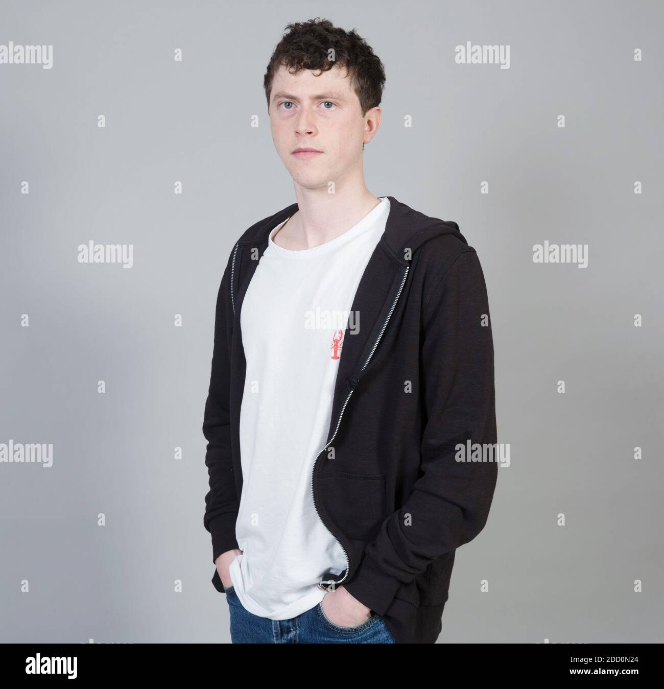 Exclusive - Finnegan Oldfield posing during a photo shoot as part of ...