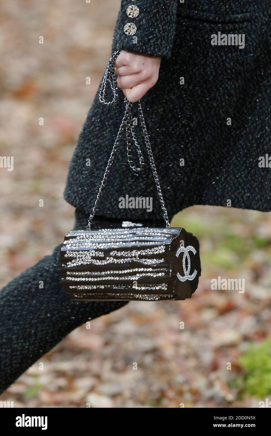 Details bags and shoes during the Chanel show as part of the Paris ...