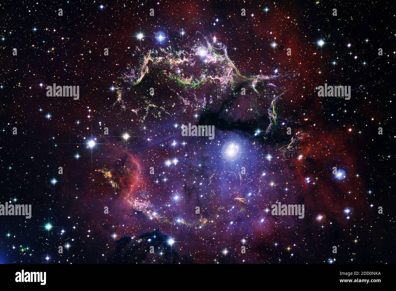 Cluster of stars. Starfield. Nebula. Elements of this image furnished ...