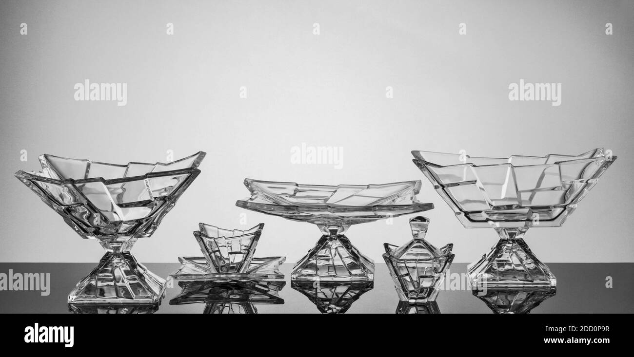 Crystal container Black and White Stock Photos & Images - Alamy