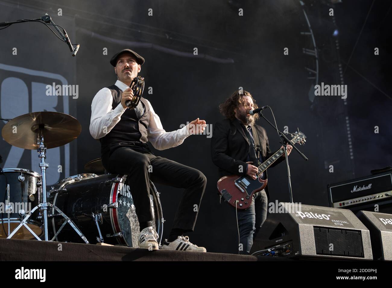 File photo of Inspector Cluzo in concert at Paleo Festival in Nyon ...