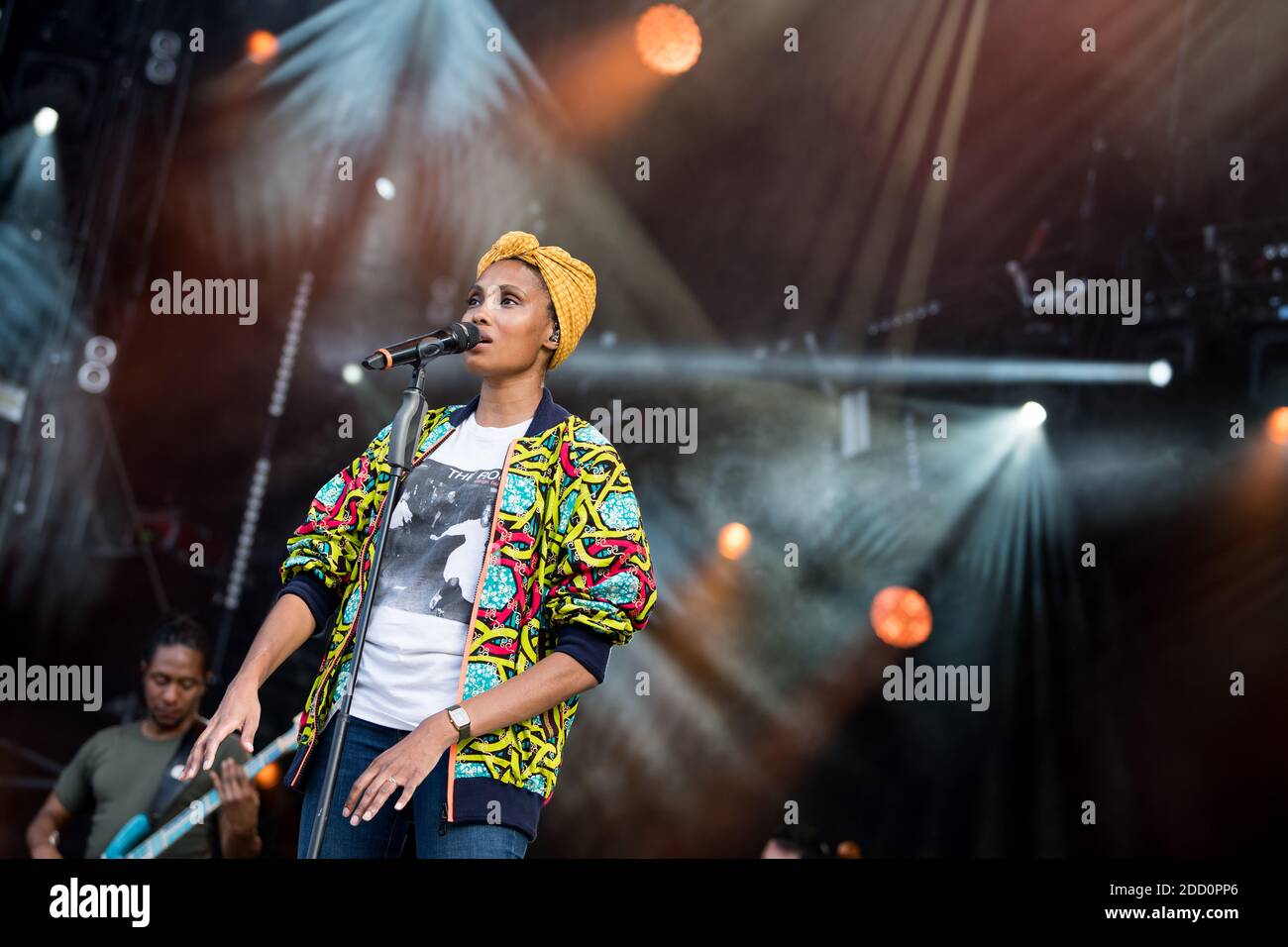 File photo of Imany in concert at Paleo Festival in Nyon, Switzerland ...