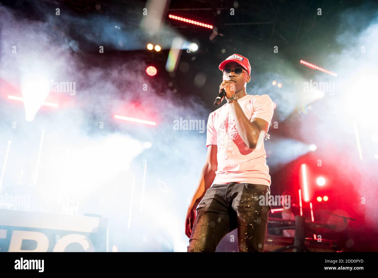 File photo of MHD in concert at Paleo Festival in Nyon, Switzerland on ...