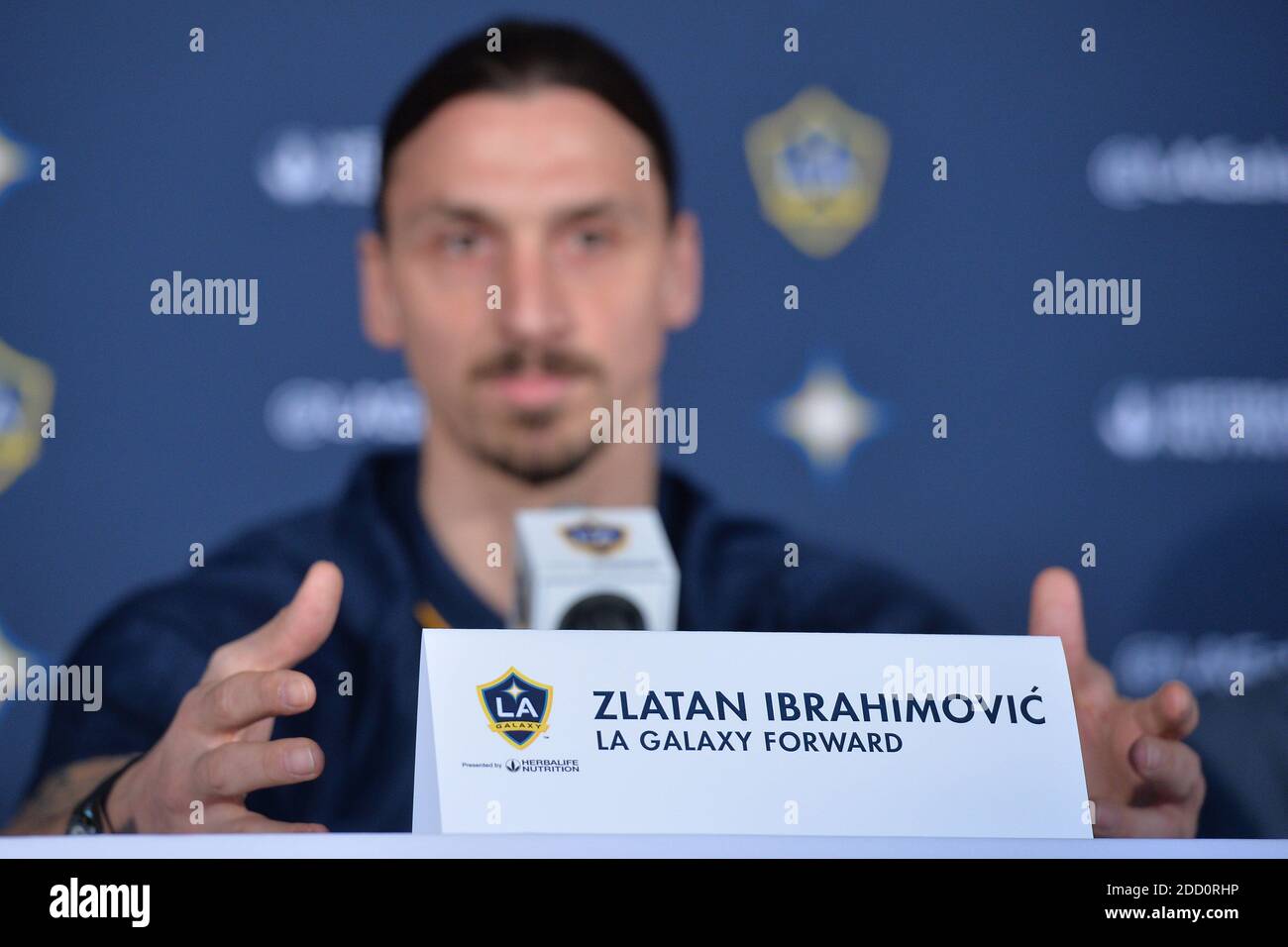 Zlatan Ibrahimović first press conference with MLS Los Angeles Galaxy ...