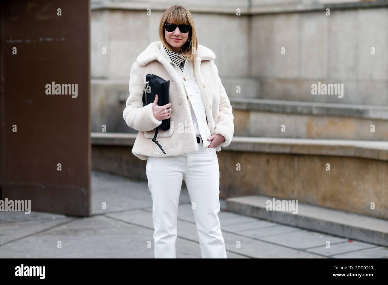 Street style, Lisa Aiken arriving at Haider Ackermann Fall-Winter 2018 ...