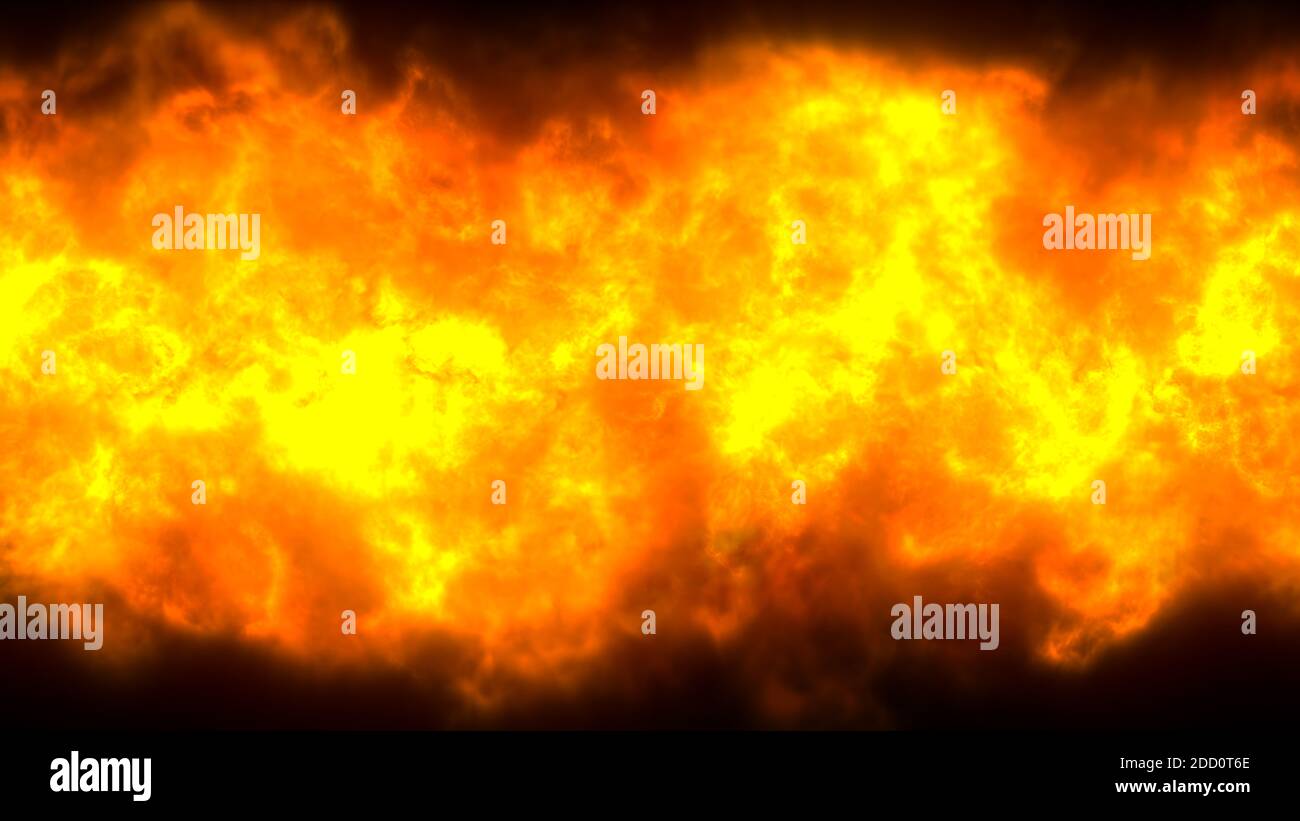 explosion fire flame abstract background, render illustration Stock ...