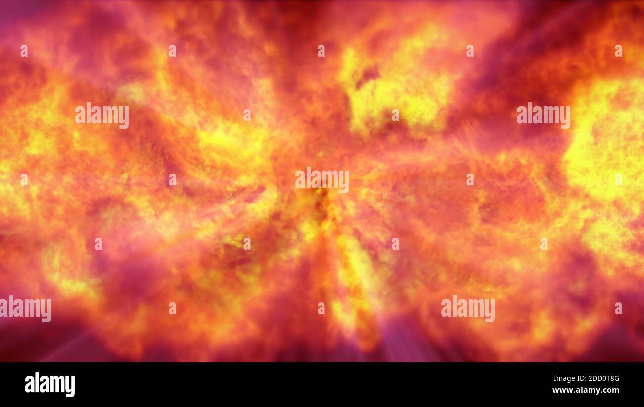 explosion fire flame abstract background, render illustration Stock ...