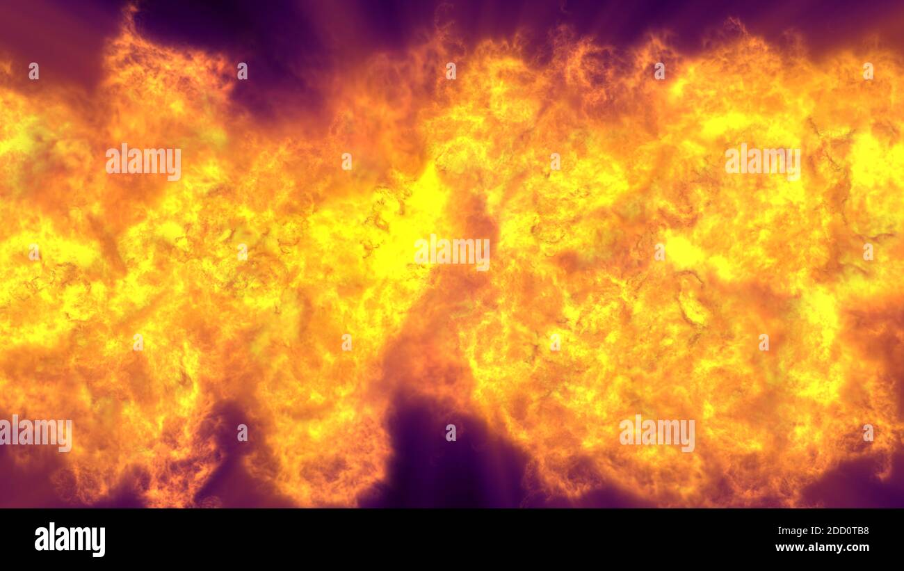 explosion fire flame abstract background, render illustration Stock ...