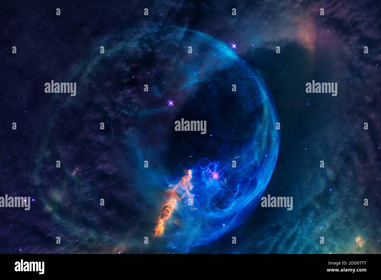 Outer space art. Starfield. Awesome nebulae. Elements of this image ...