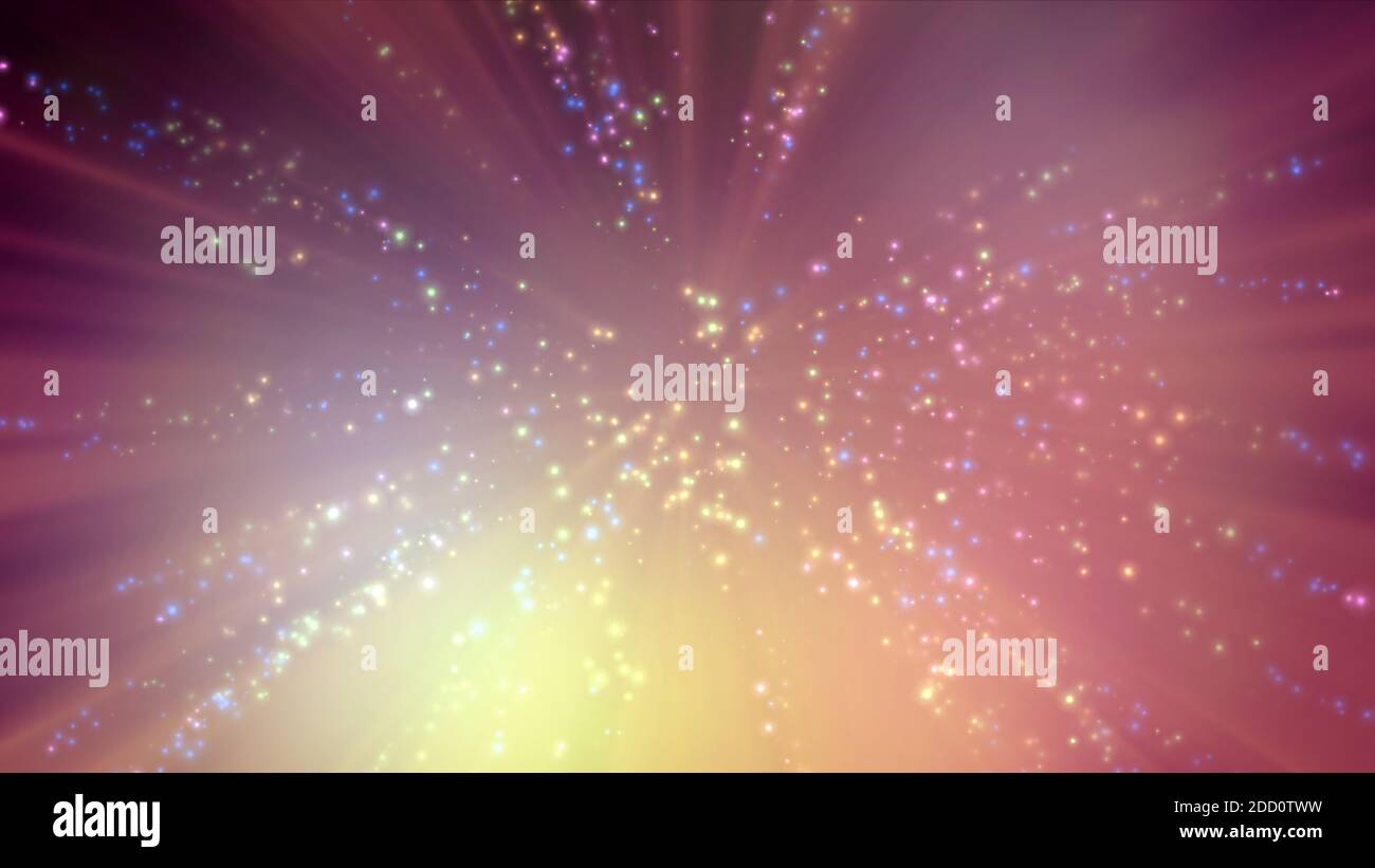 sparks color explosion abstract texture, render illustration Stock ...