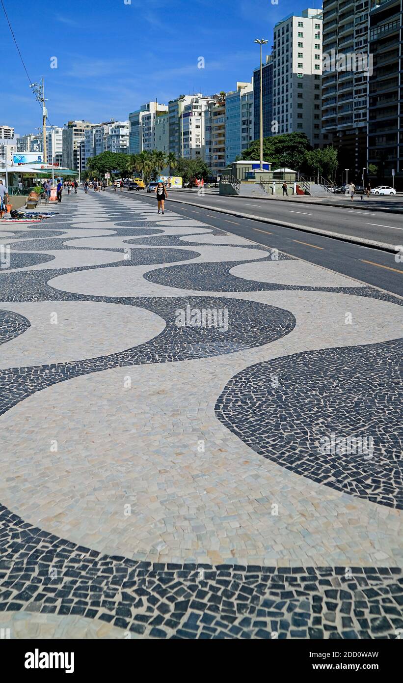 Geometric Wave Pattern of the Famous Portuguese Pavement along ...
