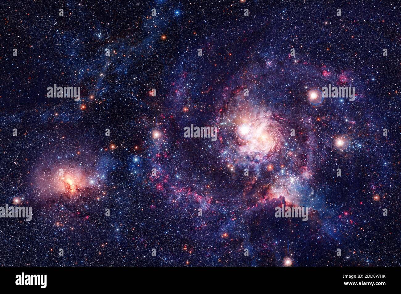 Cluster of stars. Starfield. Nebula. Elements of this image furnished ...