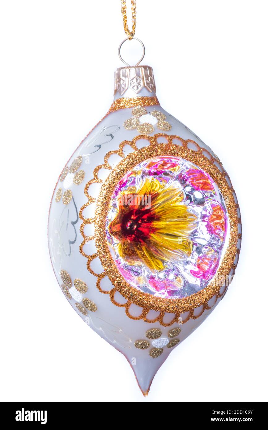 Christmas decoration bauble isolated on white background Stock Photo ...