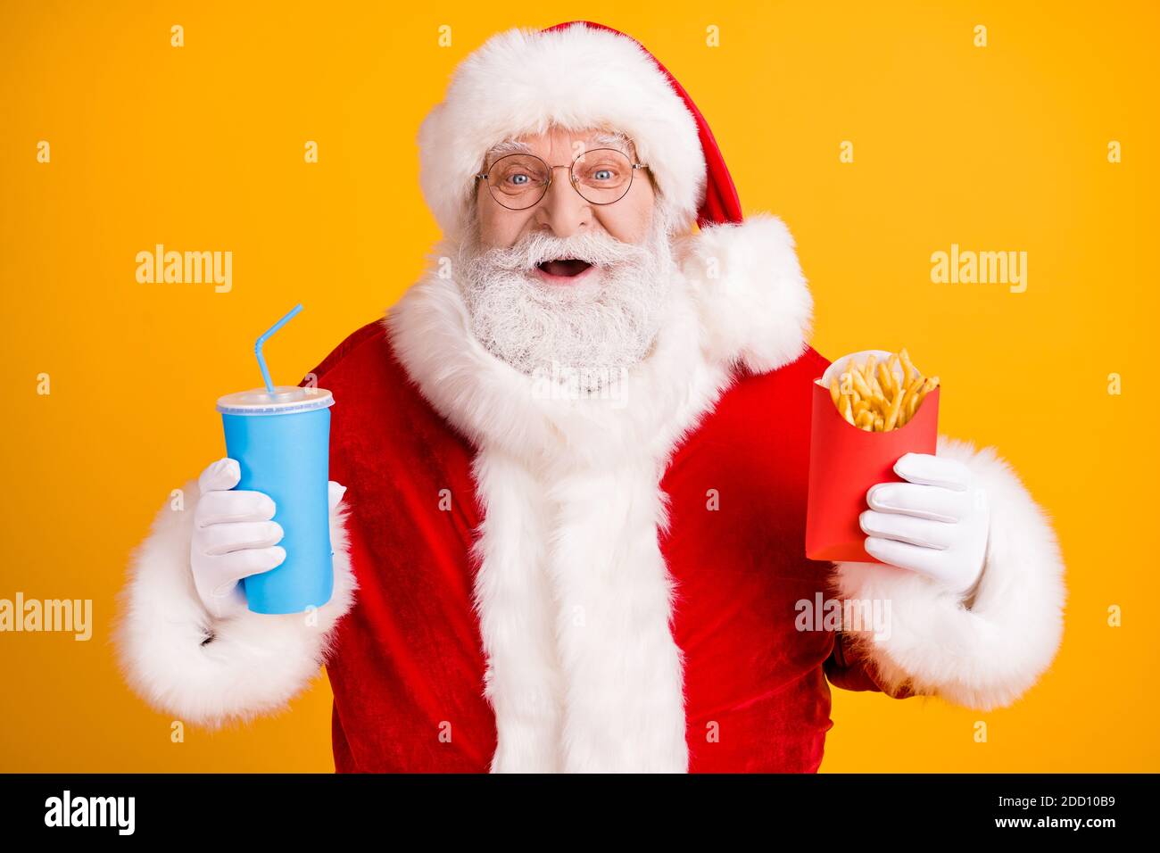 Close-up portrait of his he nice cheerful cheery glad funny white ...