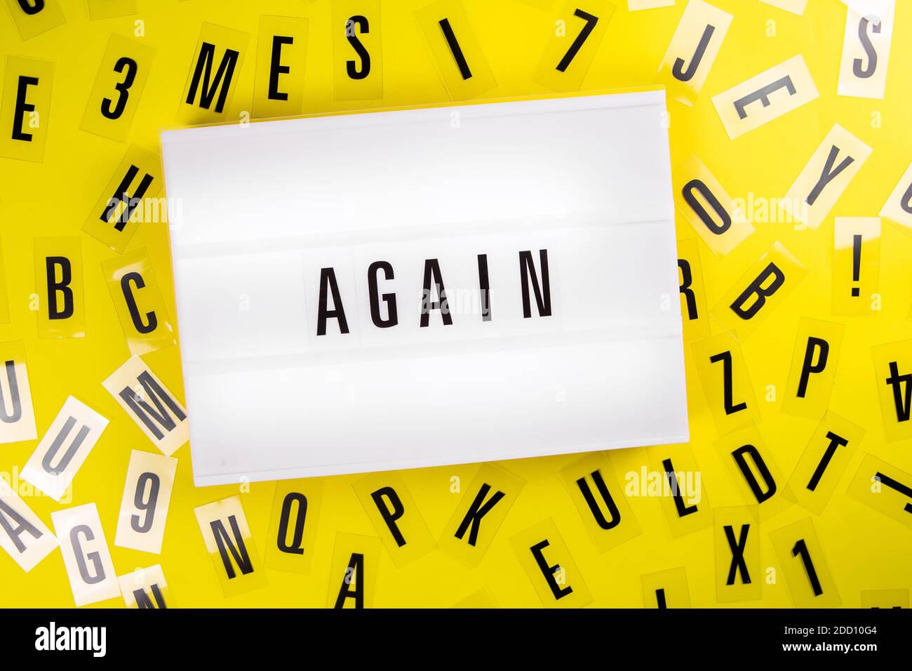 Repeating alphabet hi-res stock photography and images - Alamy