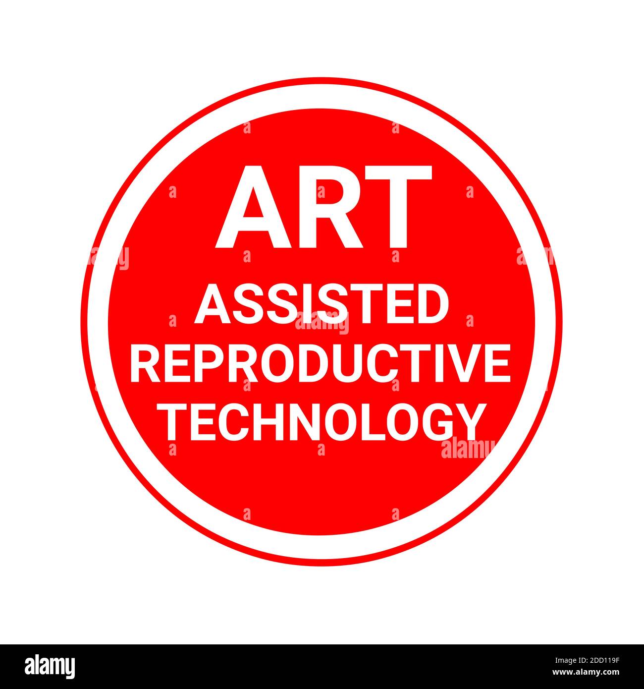 ART, Assisted reproductive technology symbol Stock Photo - Alamy