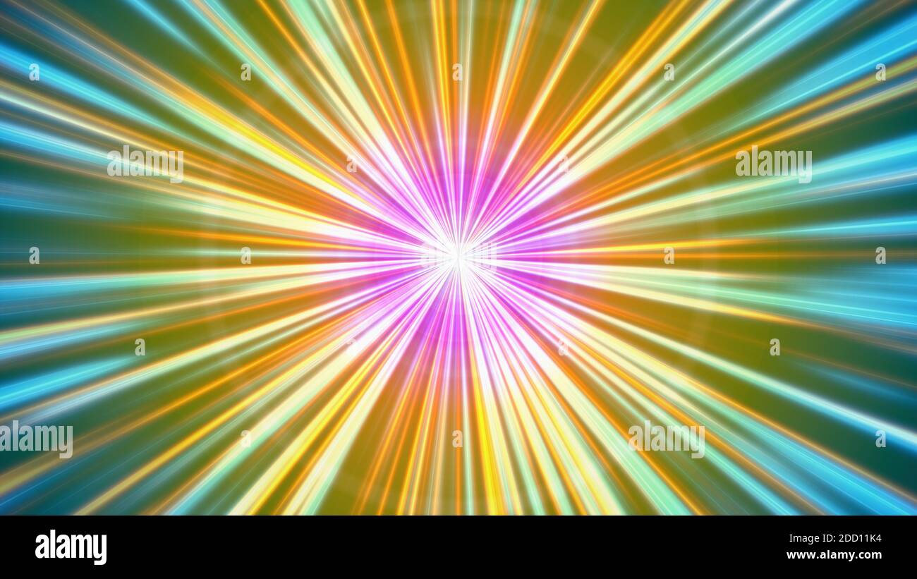 Pulses star ray color hi-res stock photography and images - Alamy