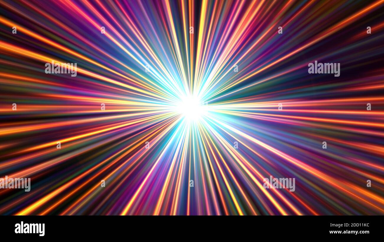 Pulses star ray color hi-res stock photography and images - Alamy