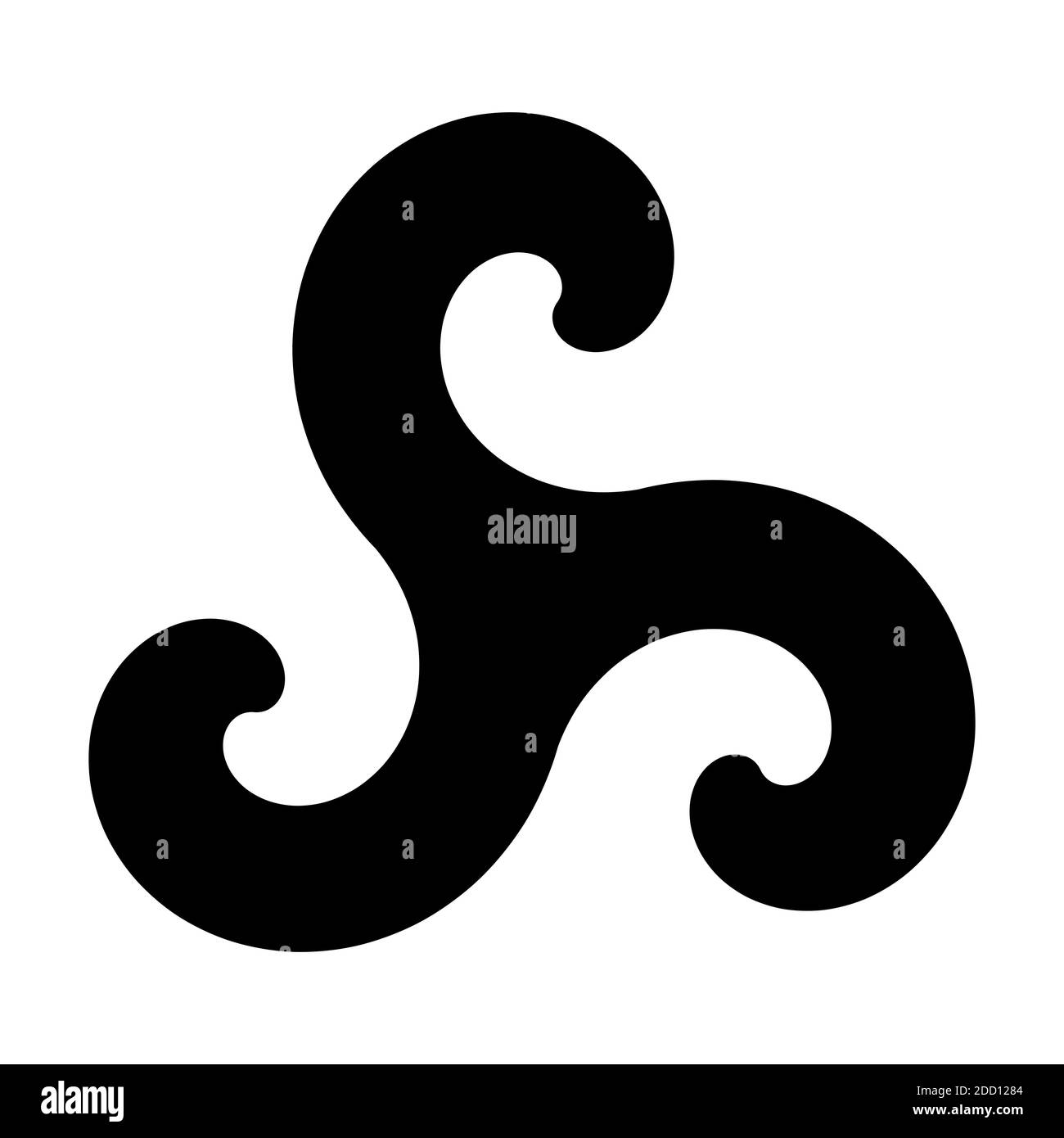 Triskelion symbol icon Stock Photo - Alamy