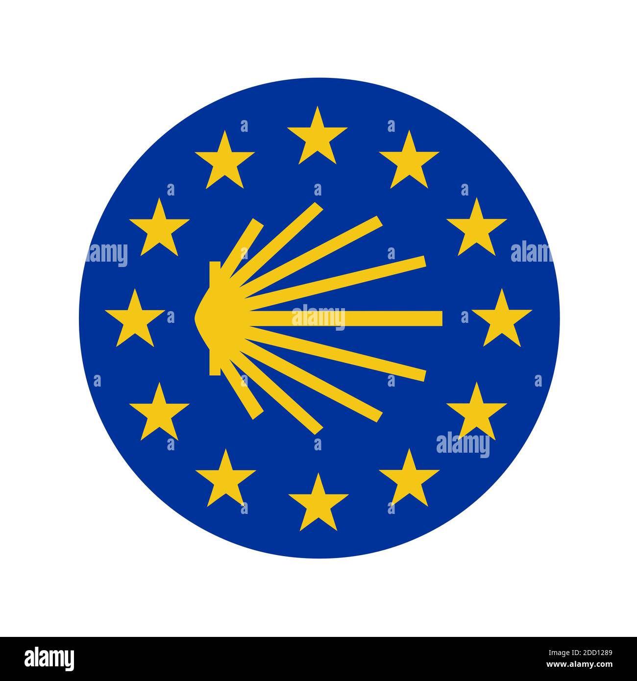 Way of Saint James symbol icon Stock Photo - Alamy