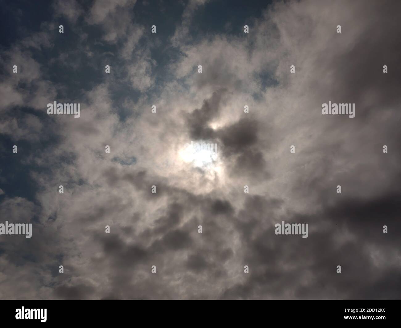clear clouds blue sky sun ray landscape Stock Photo - Alamy