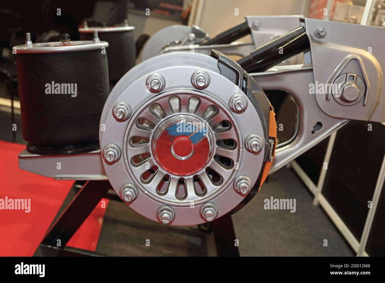 Truck Trailer Axle Air Suspension System Parts Stock Photo - Alamy