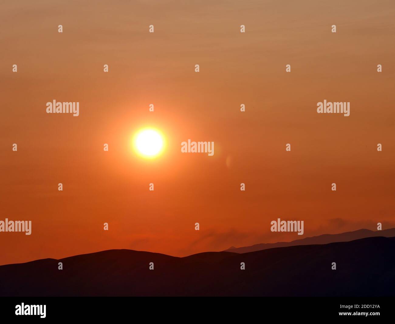 sunset sky panorama landscape background natural color of evening Stock ...