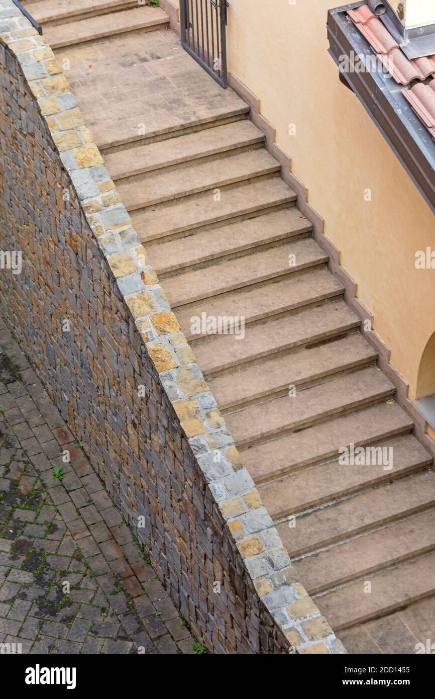 Diagonal staircase hi-res stock photography and images - Alamy