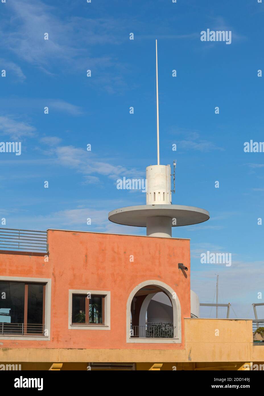 Tall Spire at Column Architecture in Italy Stock Photo - Alamy