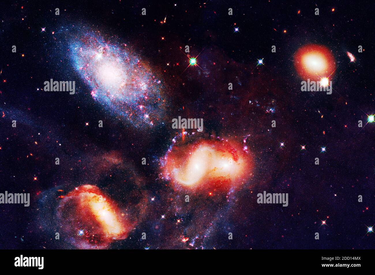 Cluster of stars. Starfield. Nebula. Elements of this image furnished ...