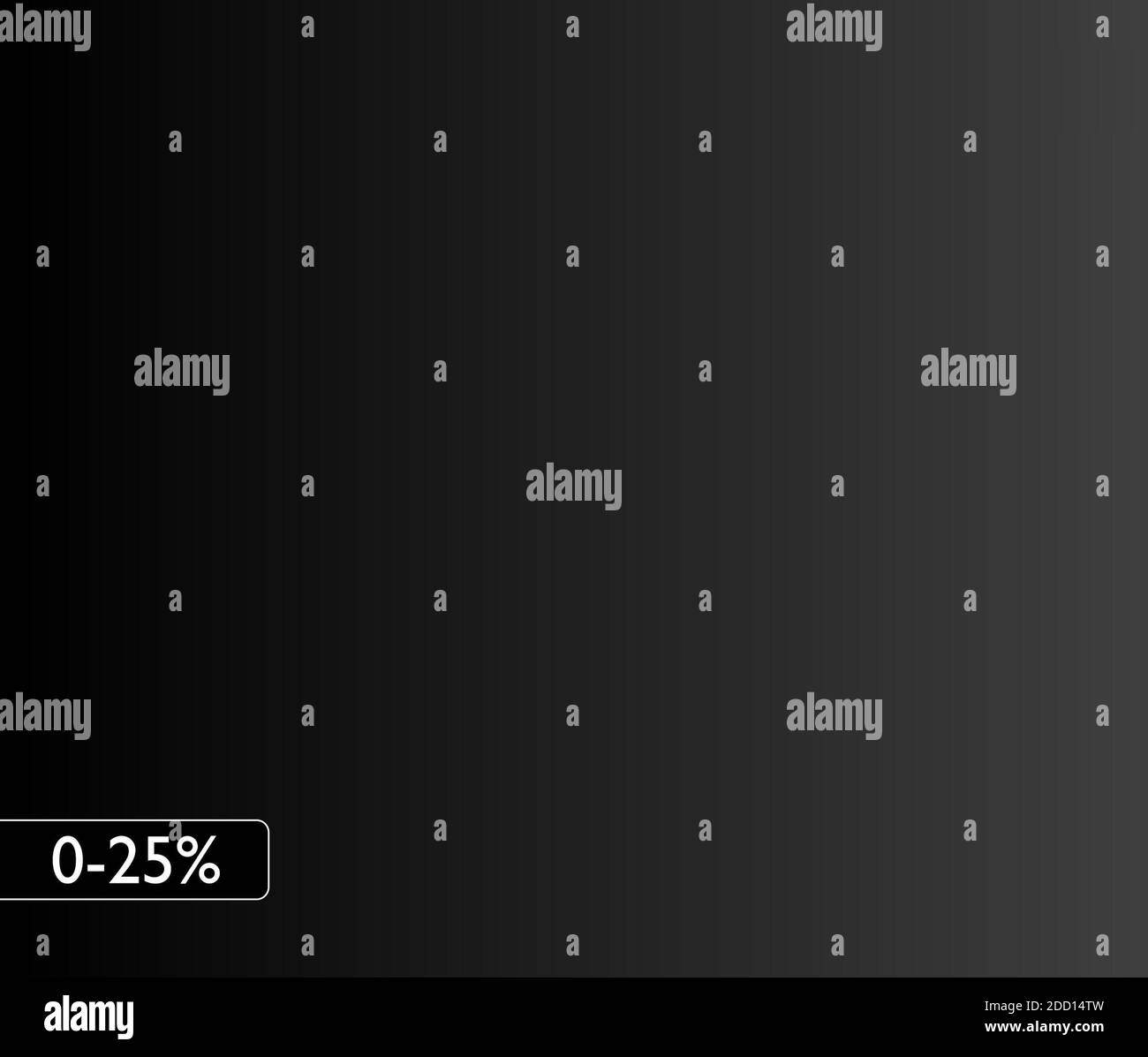 A scale black bright color gradation 0 to 50 percents Stock Photo - Alamy