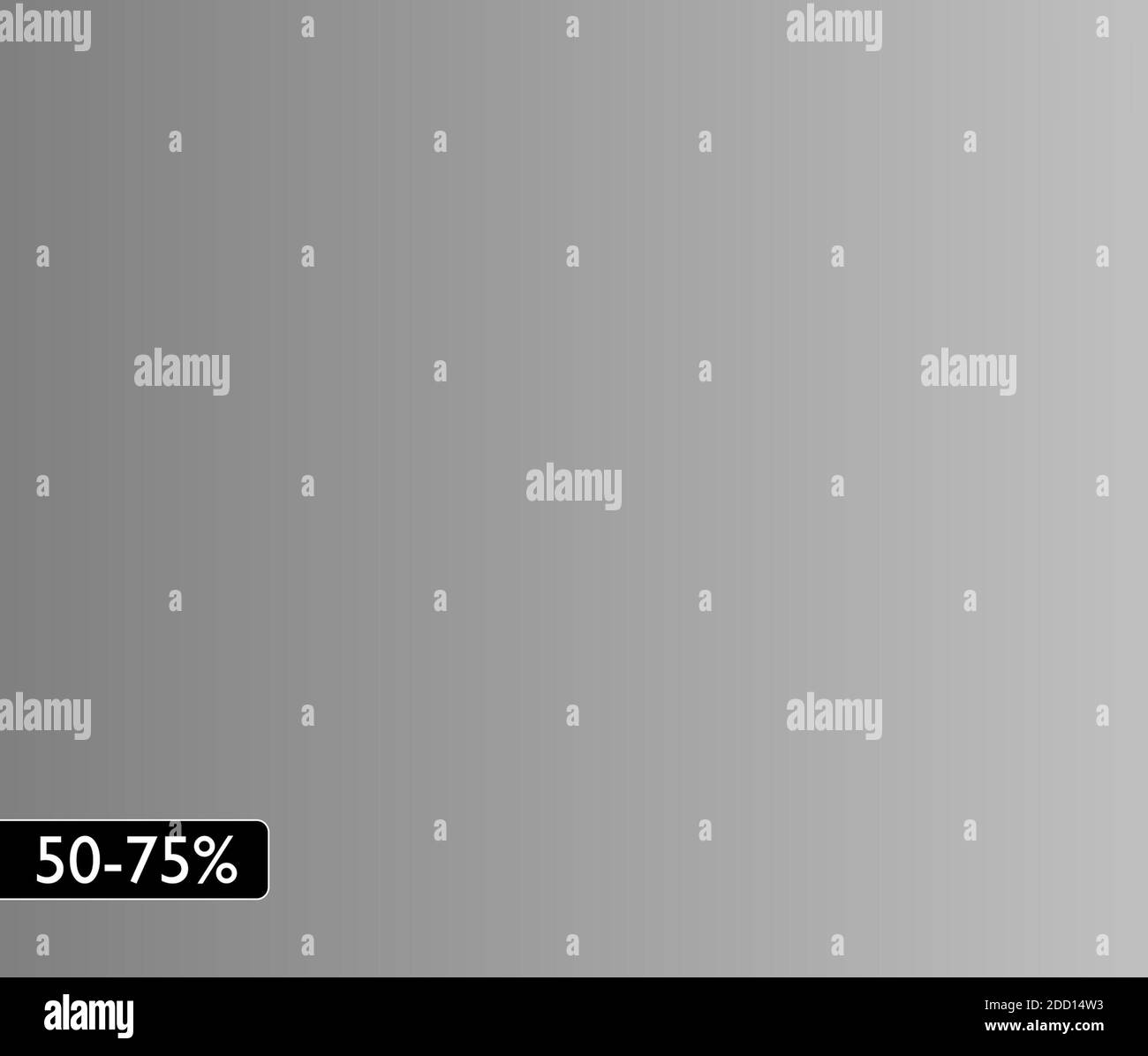 A scale white bright color gradation 50 to 75 percents Stock Photo - Alamy