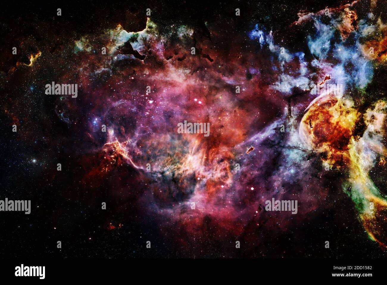 Cluster of stars. Starfield. Nebula. Elements of this image furnished ...