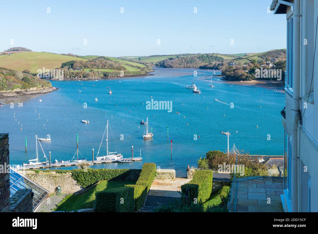 The Salcombe and Kingsbridge estuary by the popular South Hams town of ...