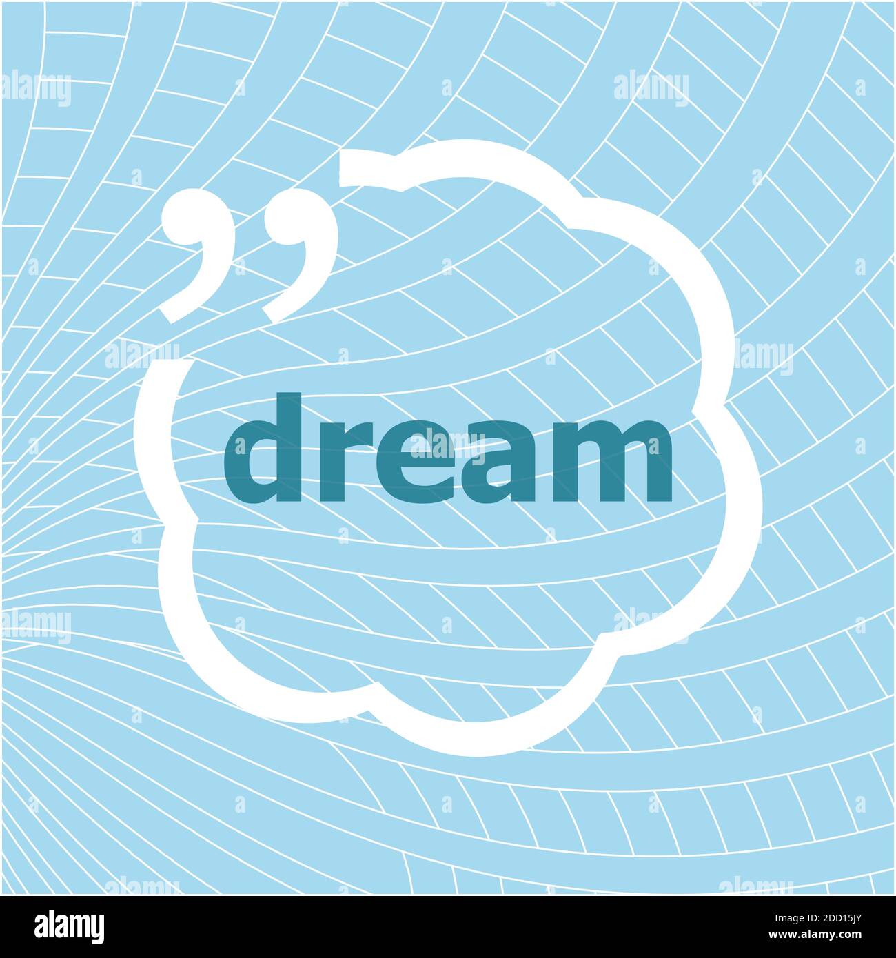Text Dream. Social concept Stock Photo - Alamy