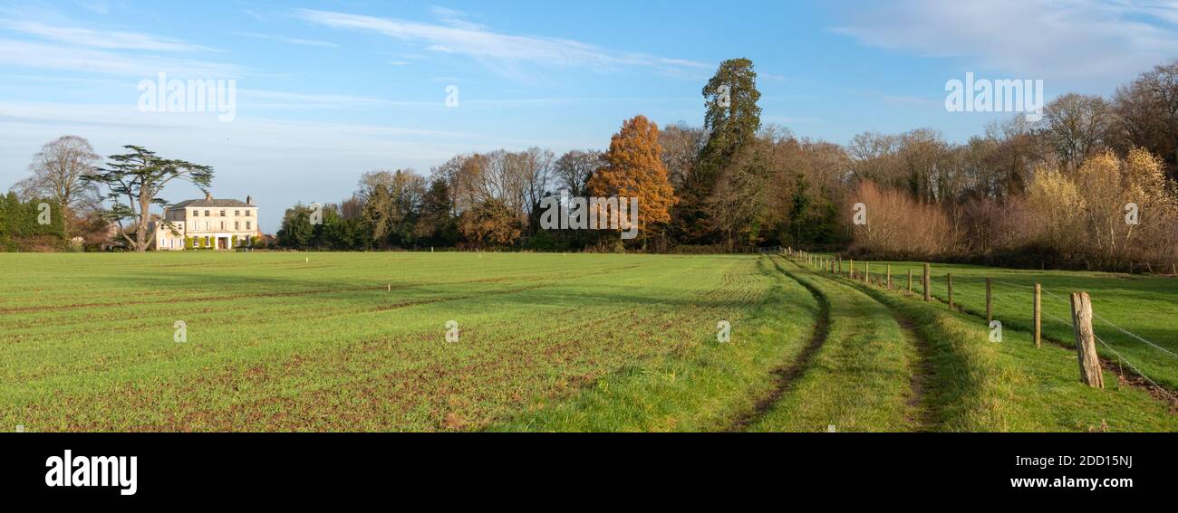 English Countryside Scene Stock Photo - Alamy