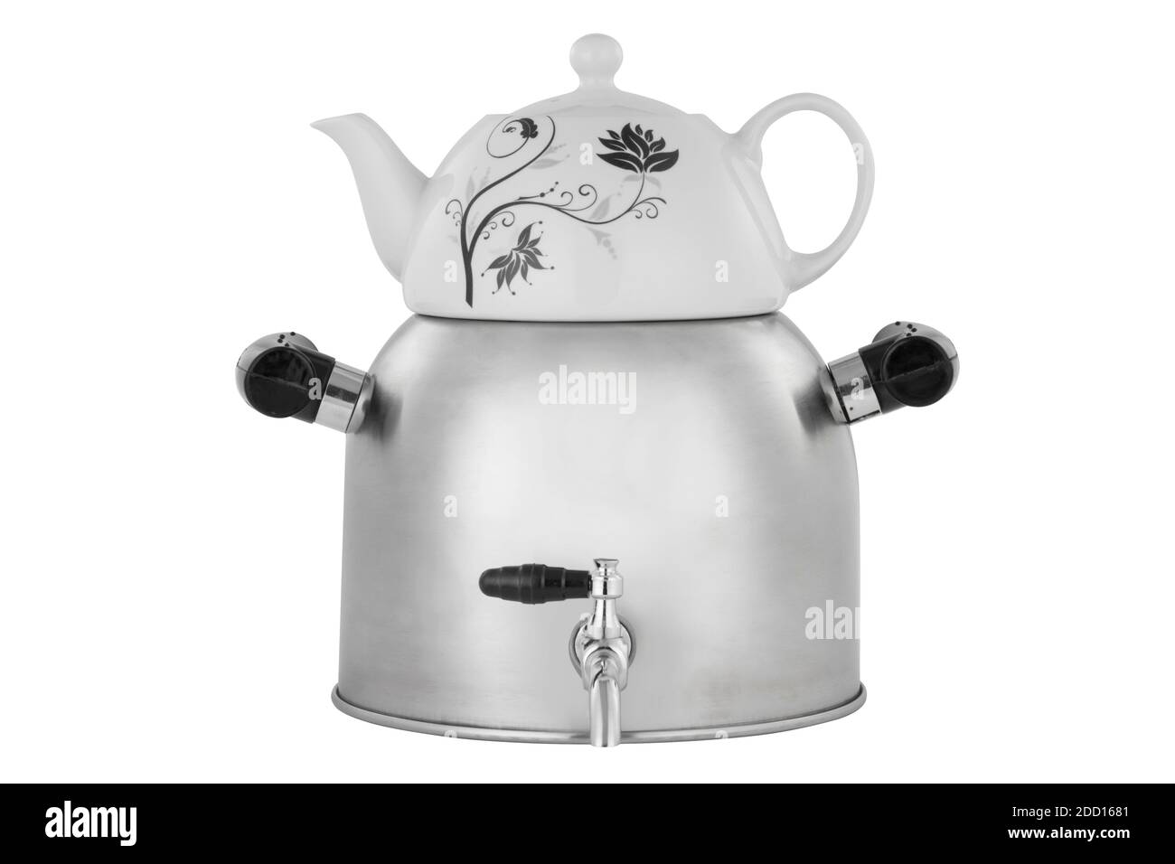 Boiling pot on gas Cut Out Stock Images & Pictures - Alamy