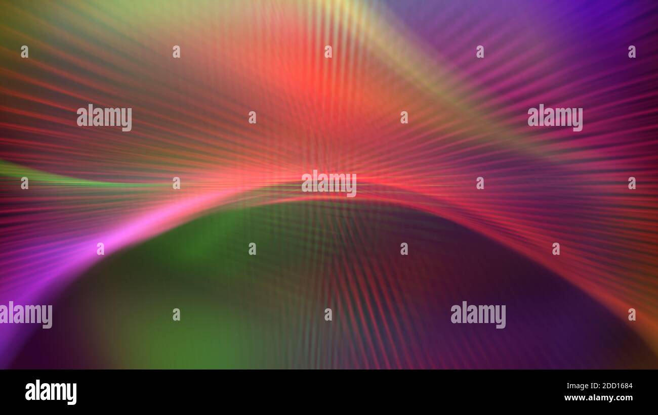 abstract background line light wave colorful illustration render Stock ...