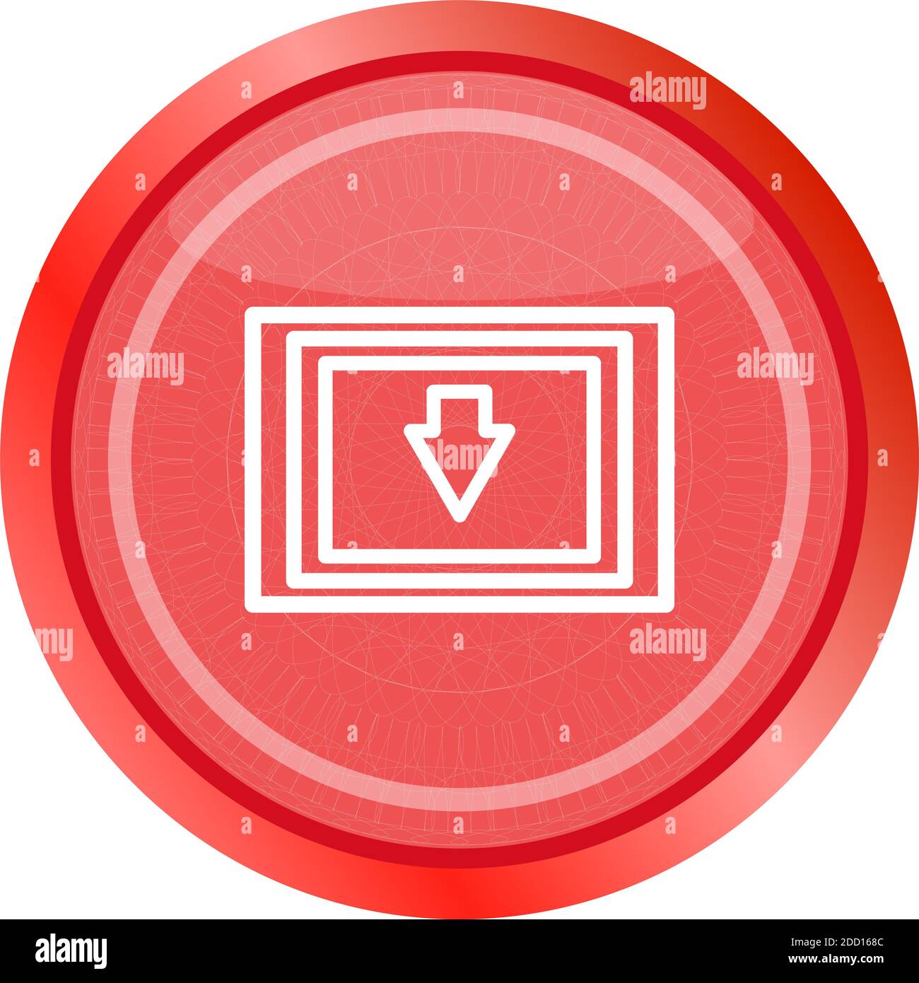 Download web button with arrow and folder Stock Photo - Alamy