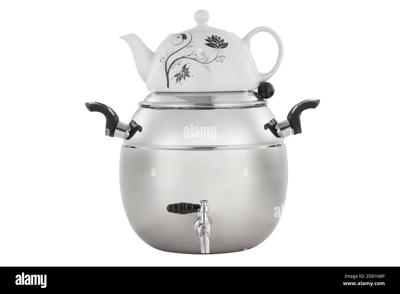 Boiling pot on gas Cut Out Stock Images & Pictures - Alamy