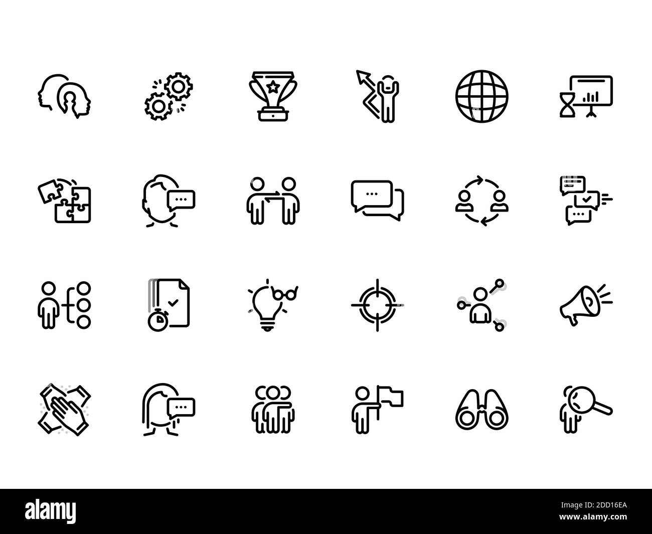 Set of black vector icons, isolated against white background. Flat ...