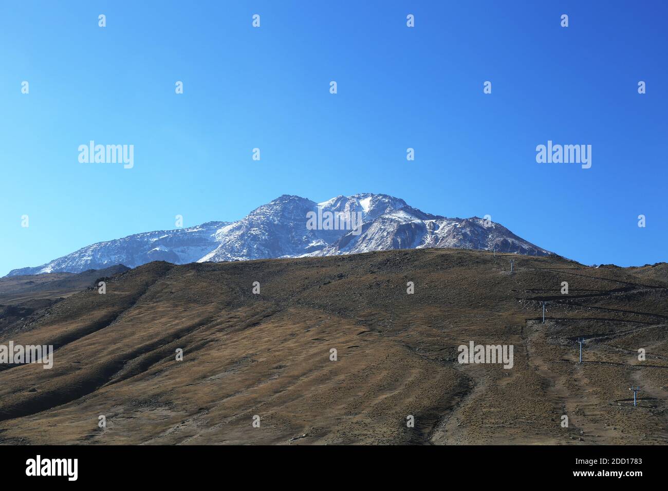 Mount Savalan (Sabalan) in Iran. Savalan is the third highest mountain ...