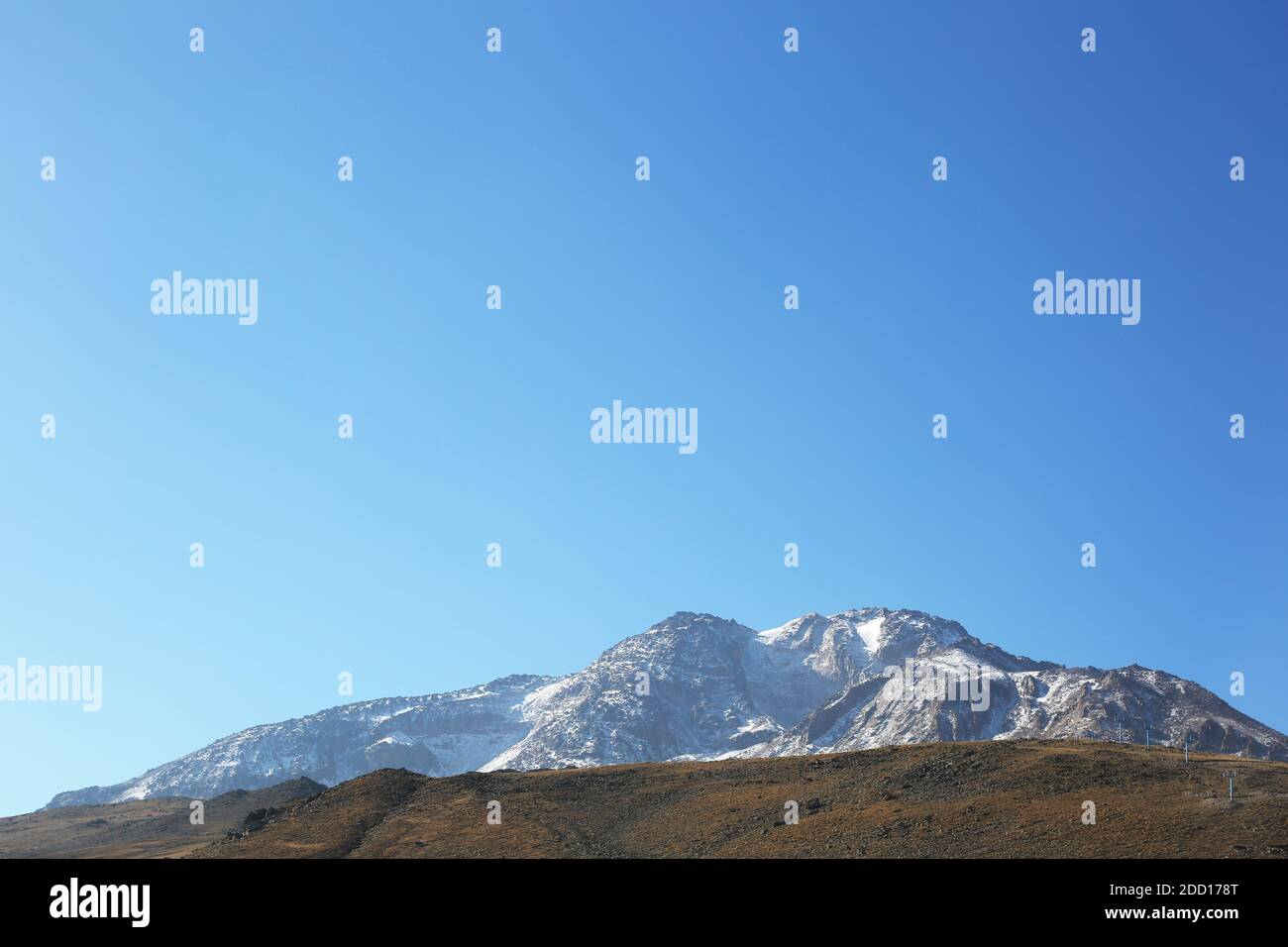 Mount Savalan (Sabalan) in Iran. Savalan is the third highest mountain ...