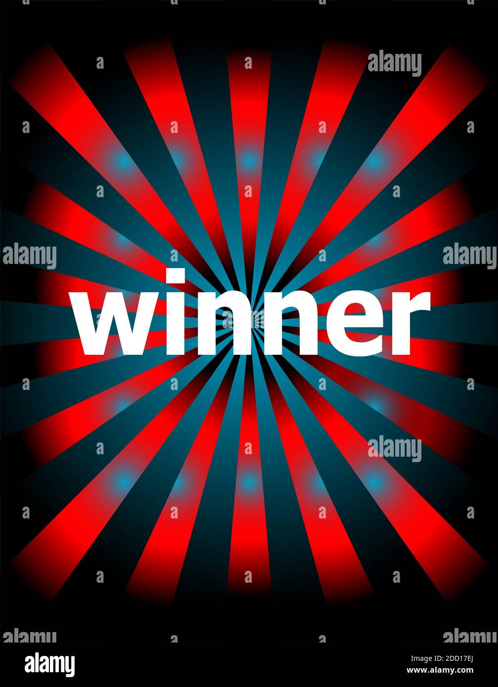 Text Winner on digital background. Social business concept . For web ...