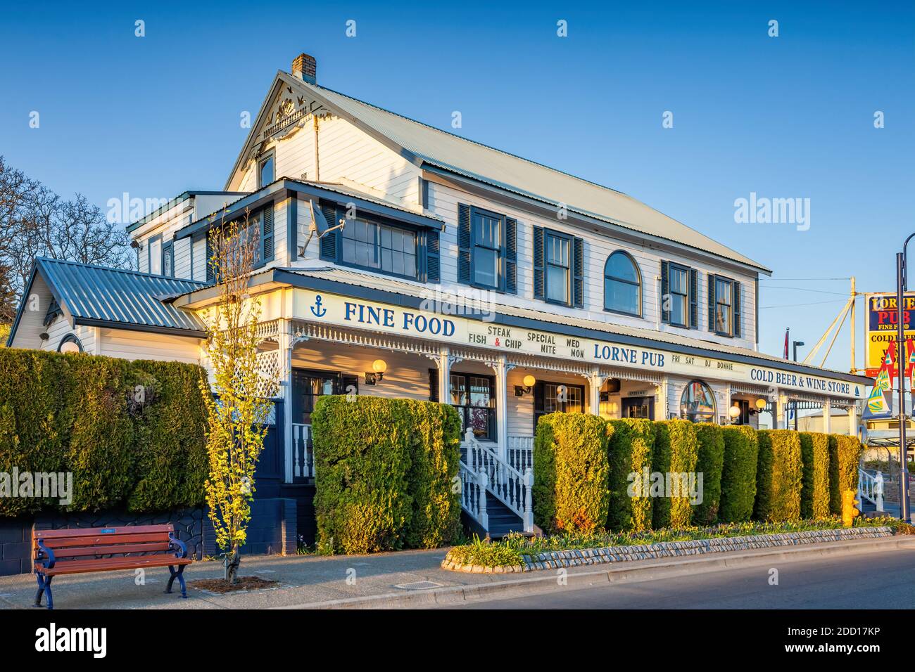 The historic Lorne Hotel in Comox, BC, Canada. Unfortunately it burned ...