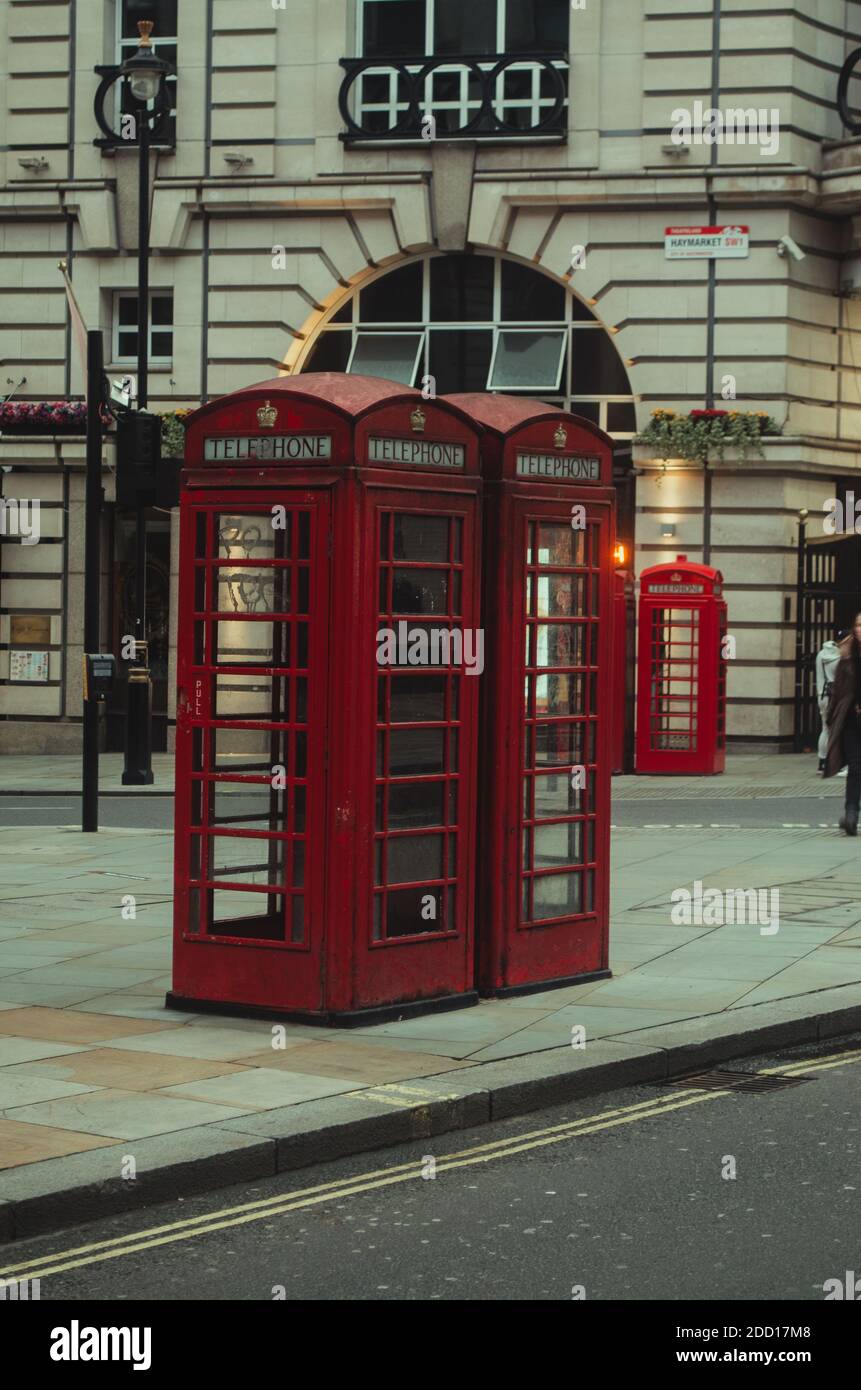 Red Telephone Box Stock Photo - Alamy