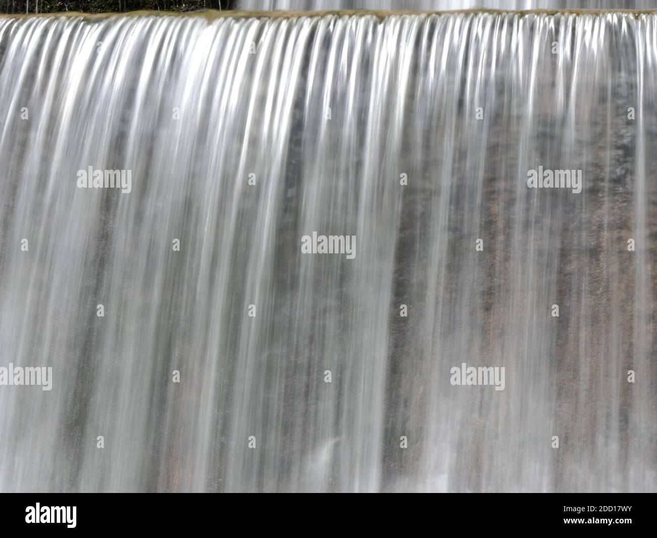 mountain clear pure waterfall long exposition, natural background Stock ...