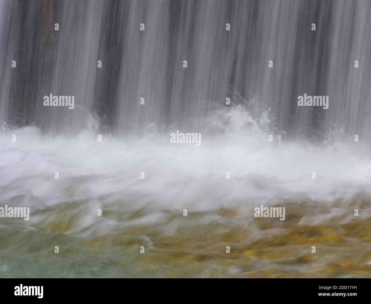 mountain clear pure waterfall long exposition, natural background Stock ...