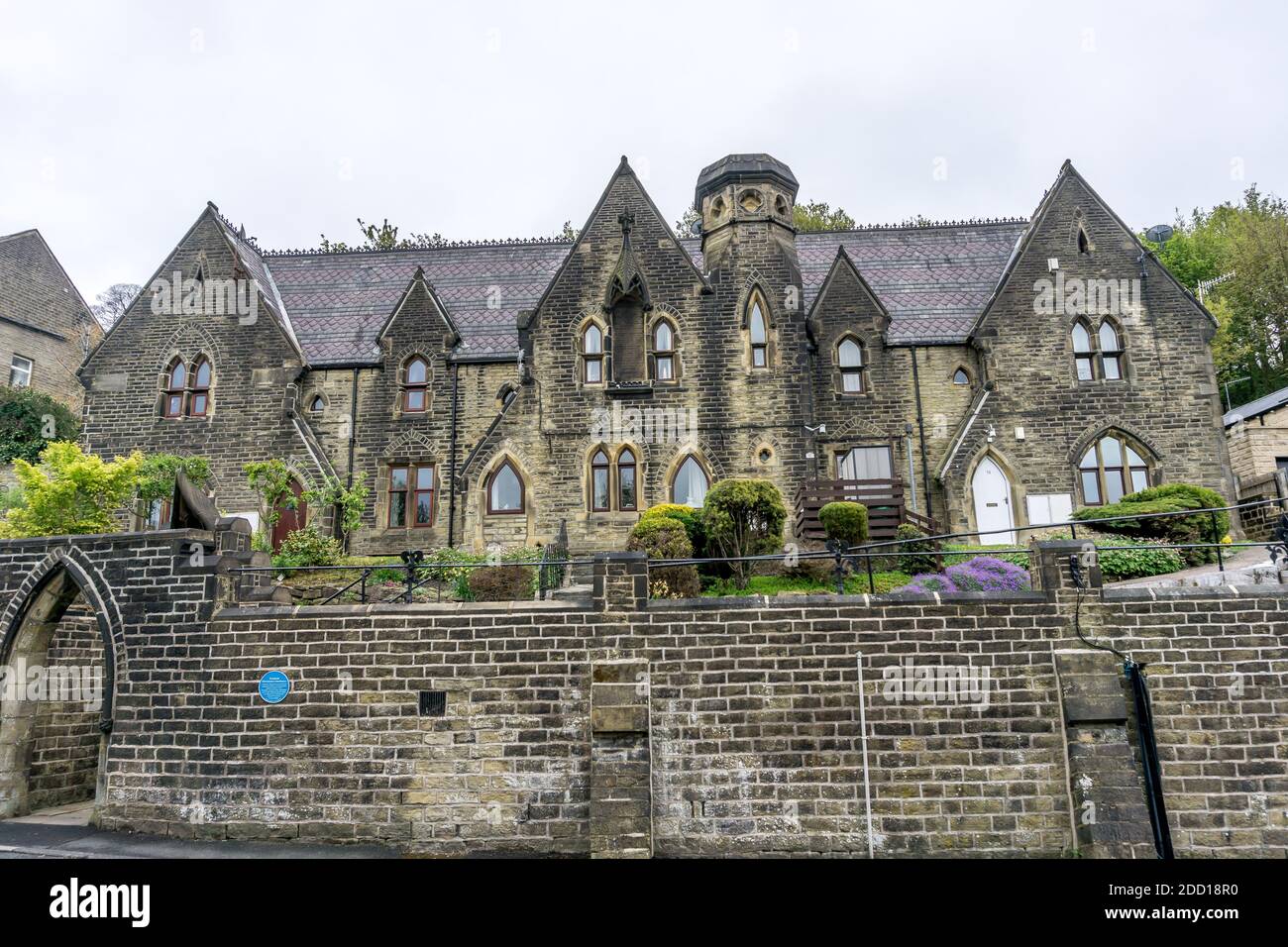 The Holmfirth Monumental Almshouses, Holmfirth, West Yorkshire, England ...