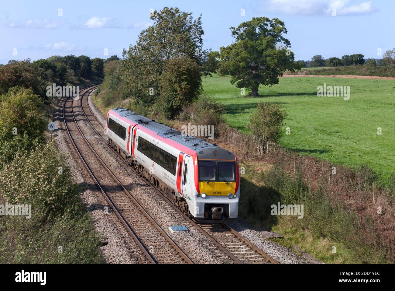 Transport For Wales Alstom Coradia 2 car class 175 train 175004 passing ...
